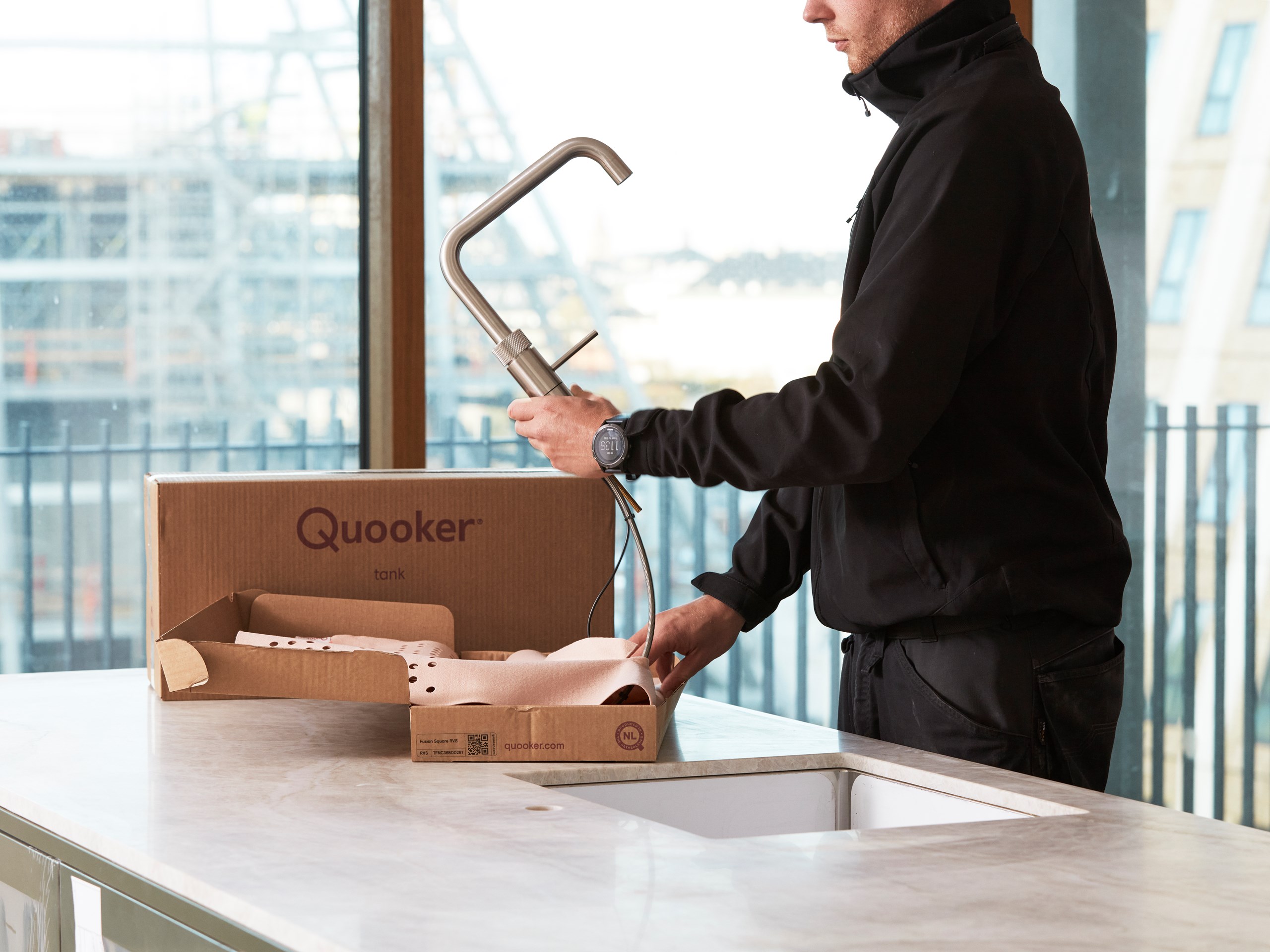 Information til VVS'ere om haner og beholdere | Quooker